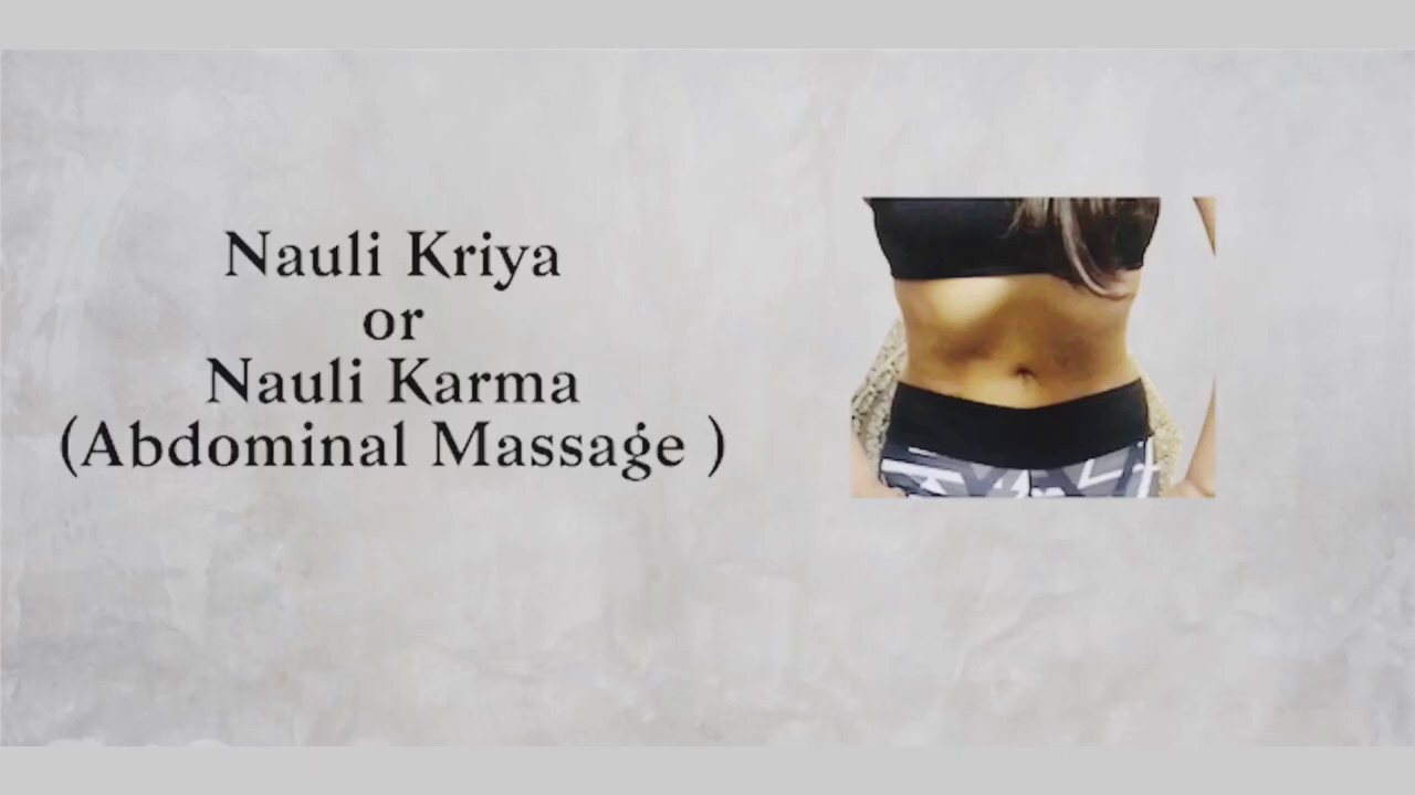 Cleansing: Nauli Kriya ( Abdominal Massage) with Parthi - YouTube