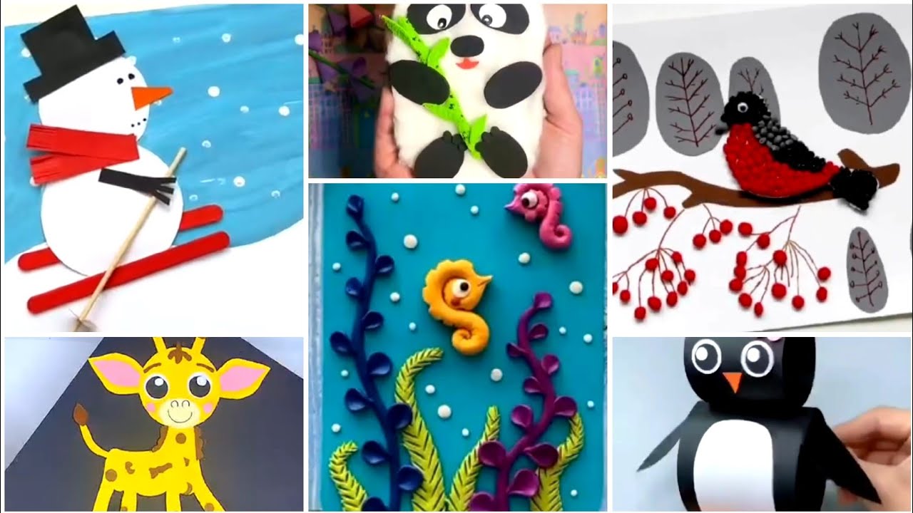 Developing Creativity in Children: Simple Craft Ideas - YouTube