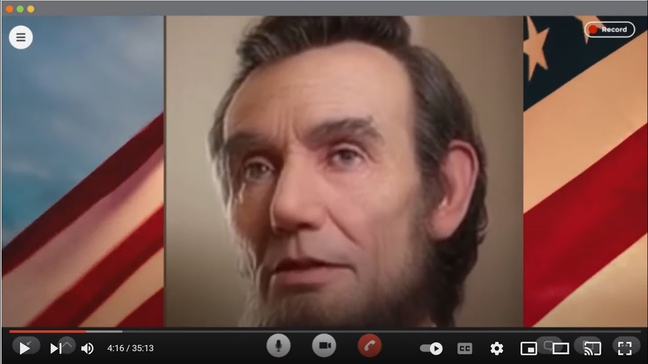 A SPECIAL INTERACTIVE INTERVIEW WITH ABRAHAM LINCOLN! - YouTube