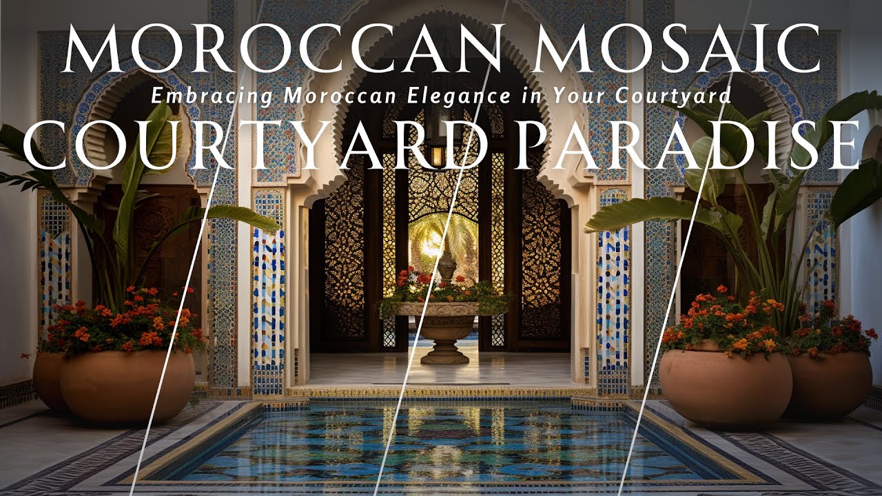 Designing a Moroccan Mosaic Courtyard Paradise: Embracing Moroccan ...