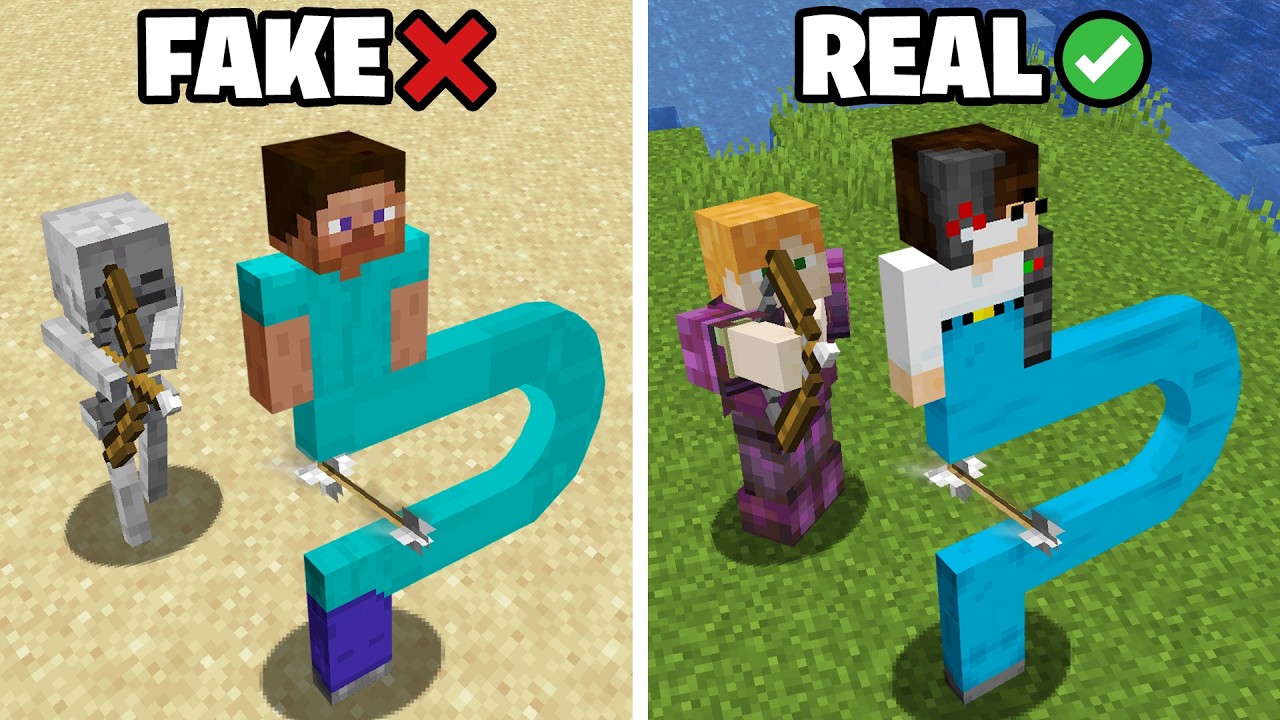 Recreating FAKE Minecraft Shorts, But REAL - YouTube
