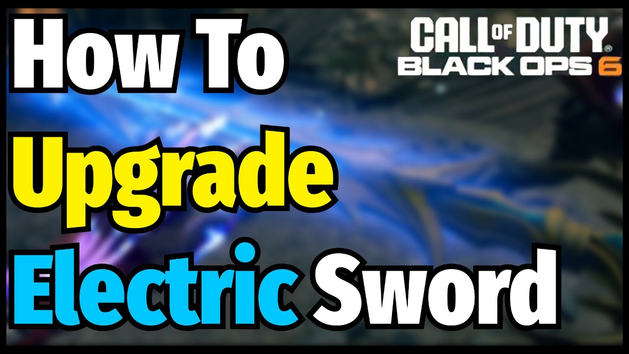 How To Build+Upgrade Lightning Sword In Black Ops 6 Zombies(CITADELLE ...