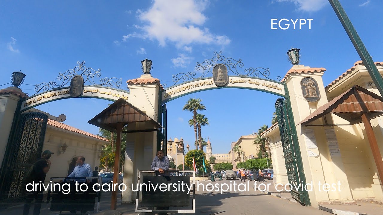 4k driving from new cairo downtown mall to cairo university hospital ...