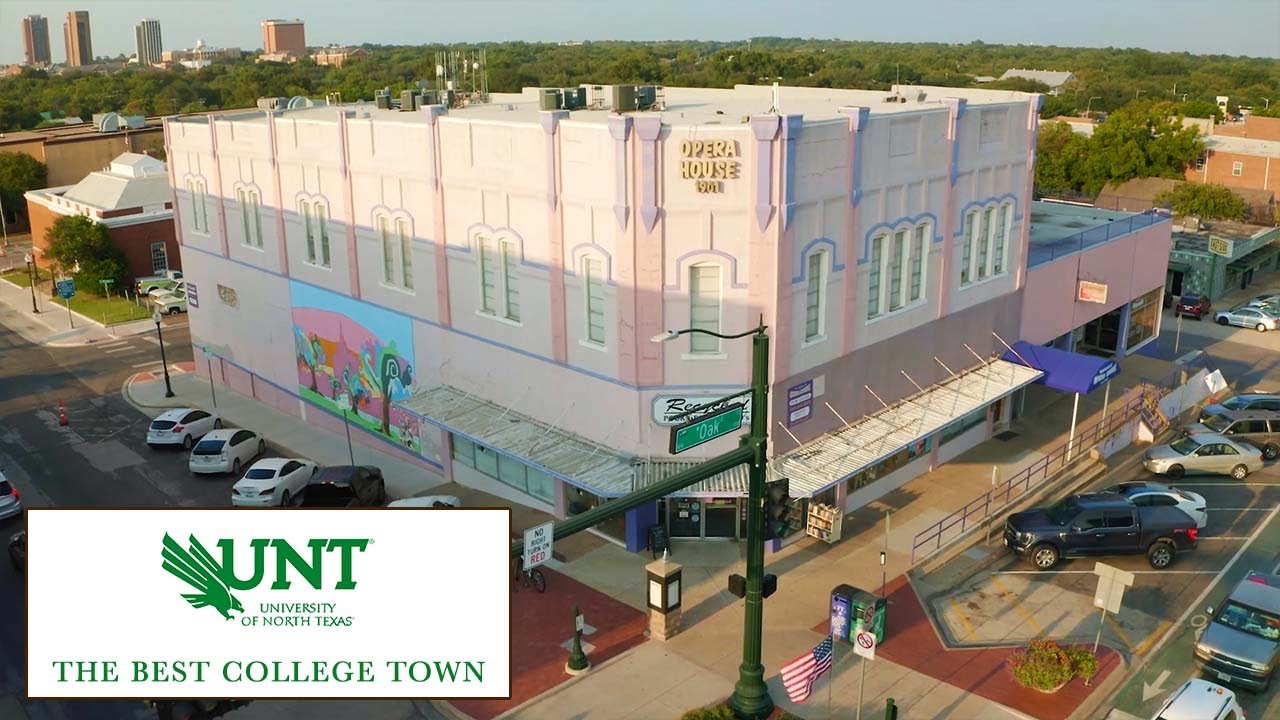 The Best College Town at UNT | The College Tour - YouTube