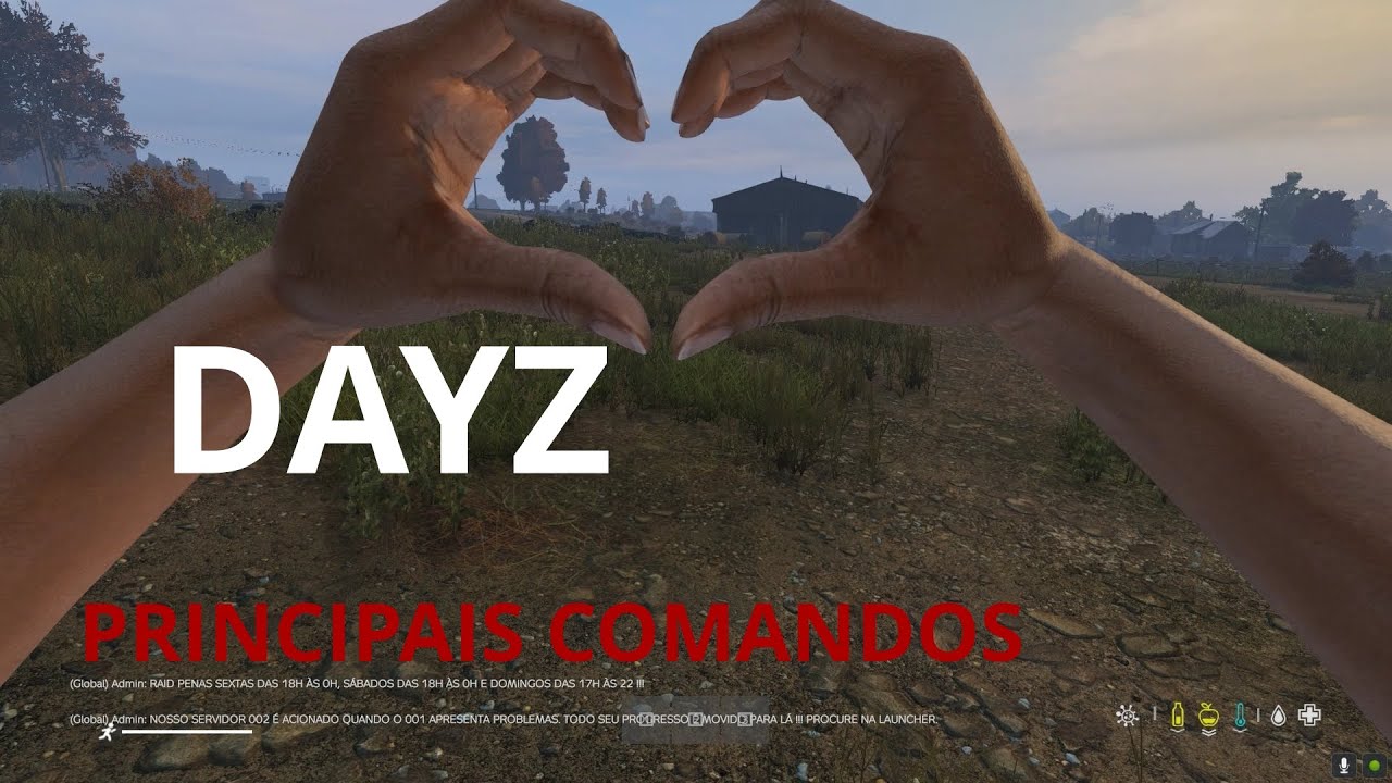 Principais comandos no Dayz para pc - YouTube