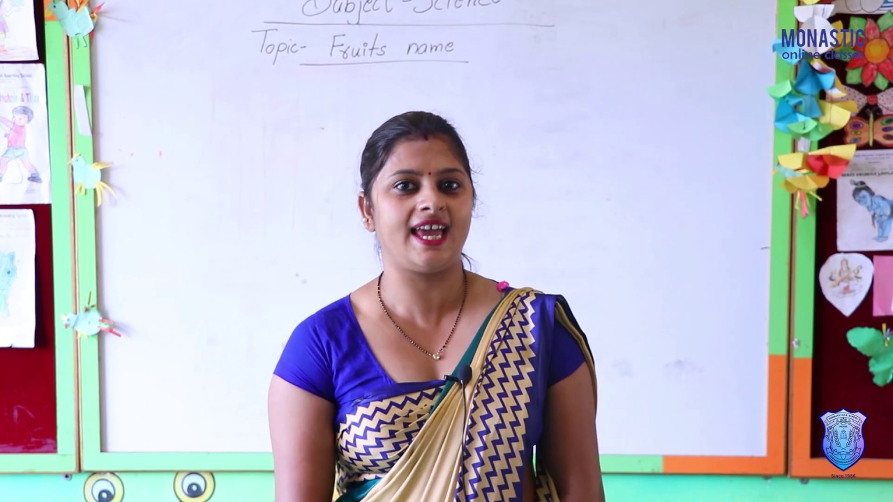 Class LKG | Science | Fruits | By Kumkum Ma'am| Monastic Online Classes ...