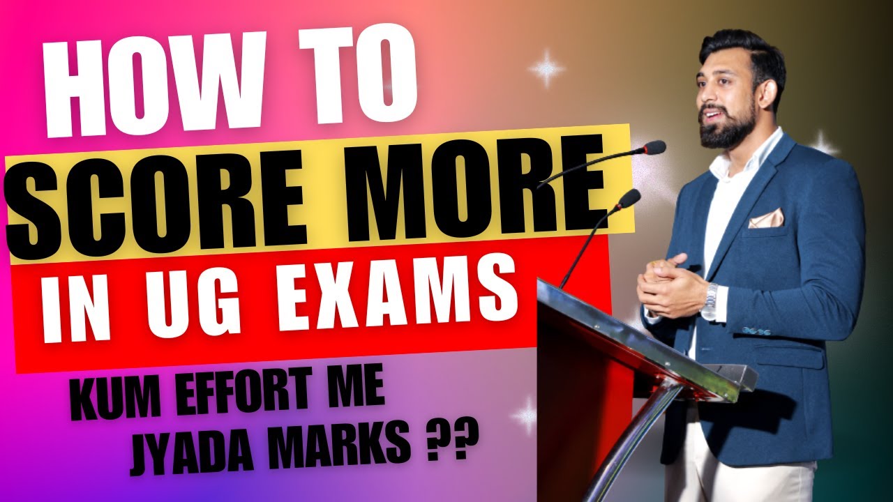 How to score More Marks in UG exams with Less Efforts | B.com / B.com ...