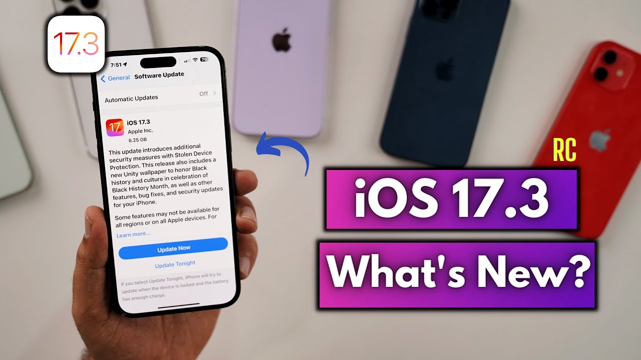 iOS 17.3 RC Released | What's New? - YouTube