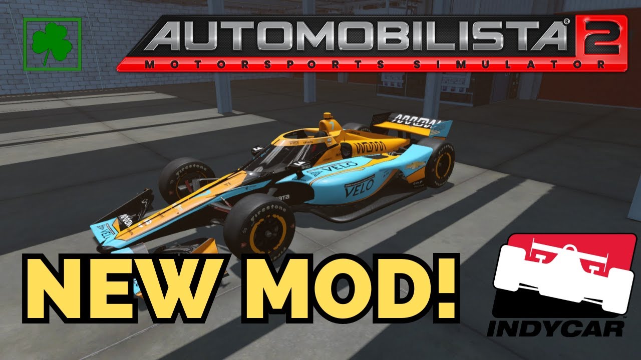 AMS2 - NEW MOD - Indycar DALLARA IR18 2023 - Long Beach - YouTube