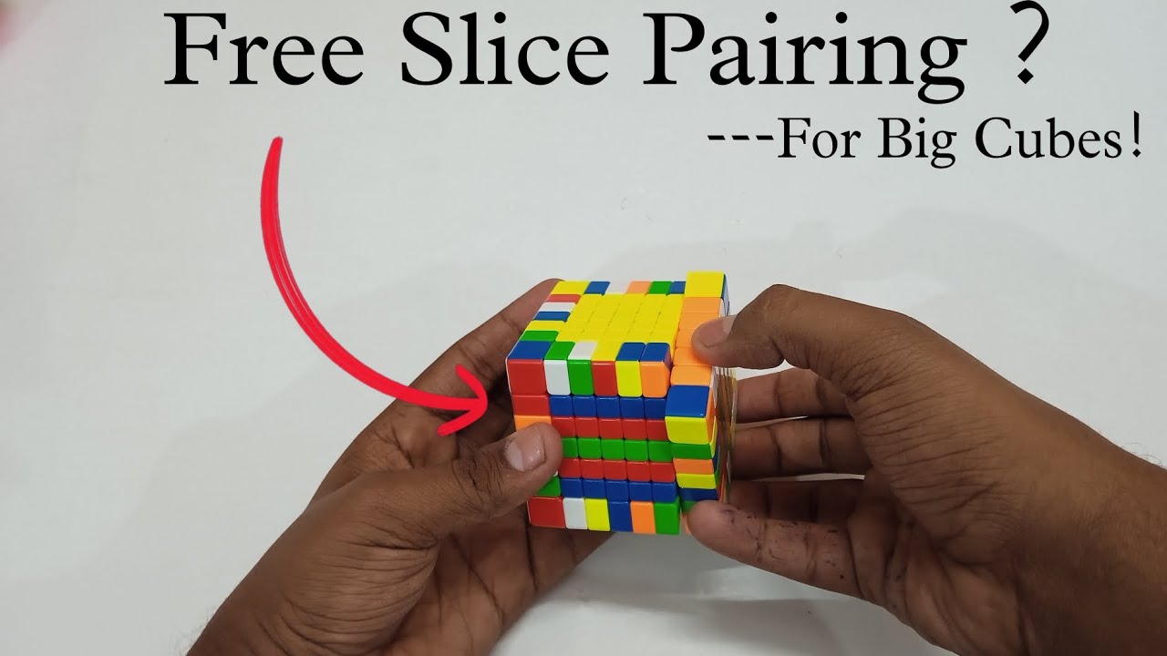 Free Slice Edge Pairing For Big Cubes - YouTube