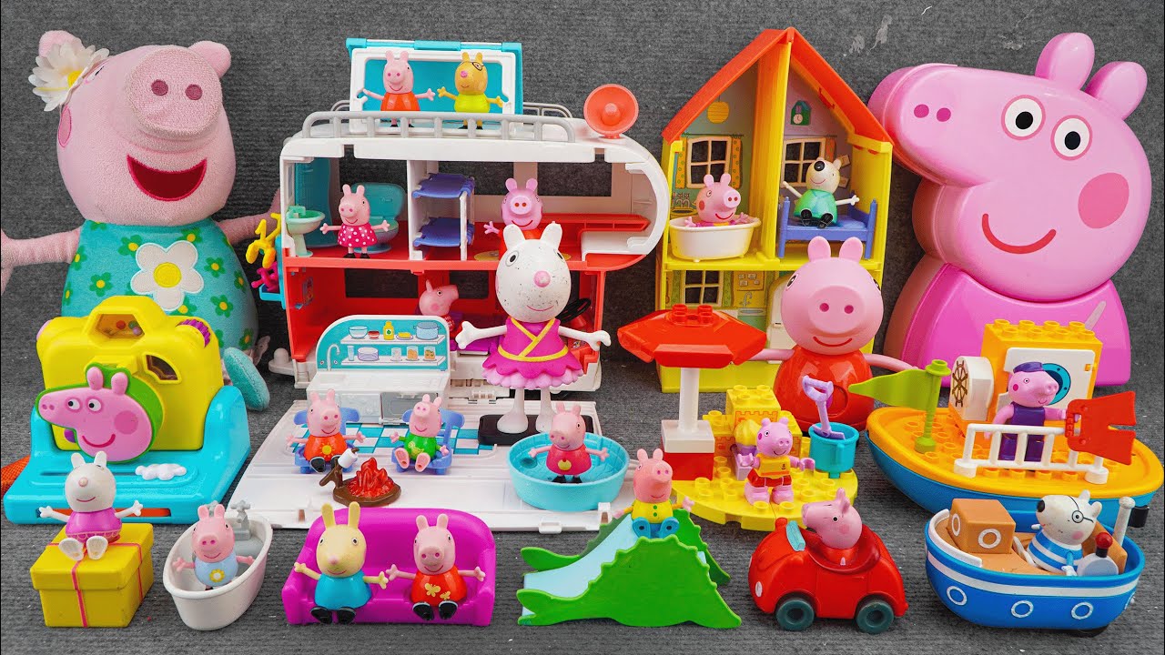 Peppa Pig ASMR | Satisfying with Unboxing Cute Peppa Pig Motor Home and ...