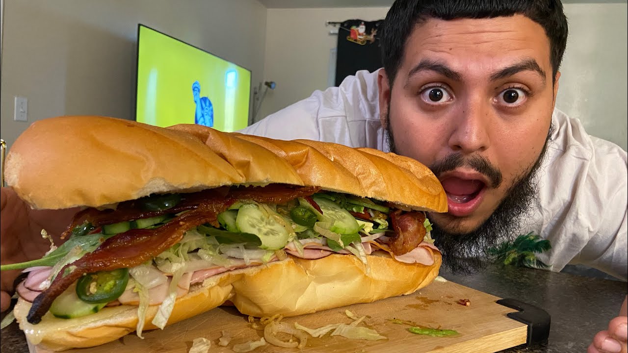 MAKING THE BIGGEST SUB SANDWICH IN THE WORLD!!! - YouTube