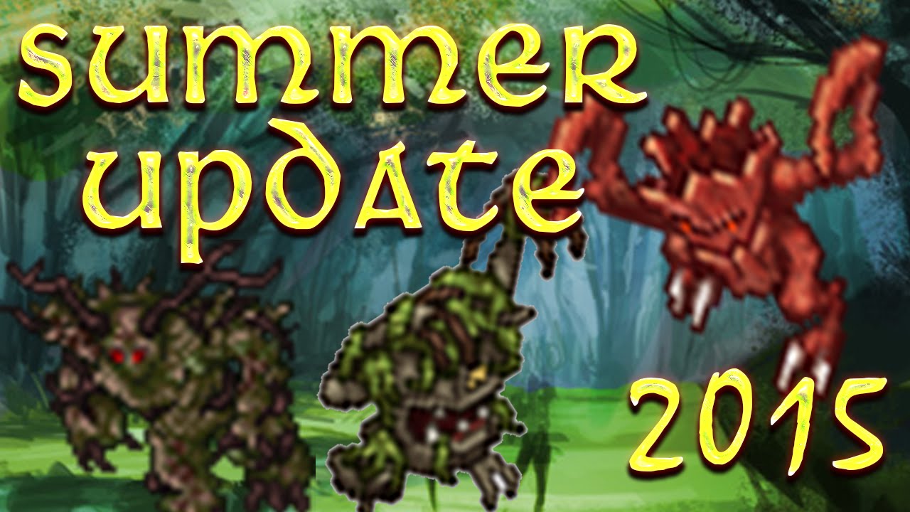 Tibia: Lair of the Treeling Witch | Summer Update 2015 | Zonas de Caza ...