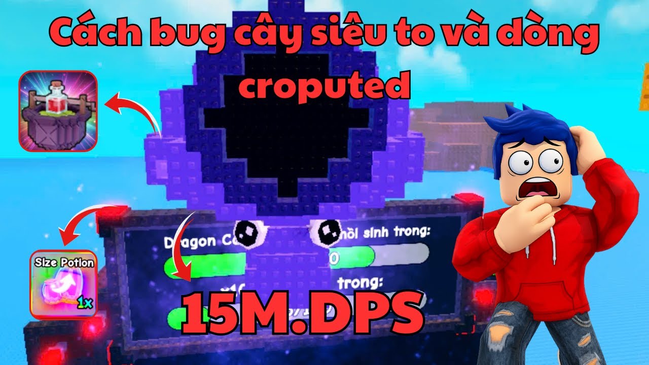 Cách bug cây siêu to không lồ và tạo ra dòng mới - YouTube