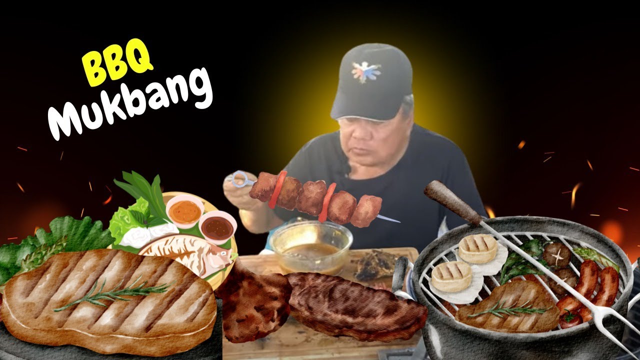 2024 New Year BBQ Mukbang: Steak vs. Fish Showdown! - YouTube