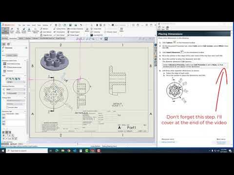 Solidworks Pressure Plate making a Drawing Tutorial - YouTube