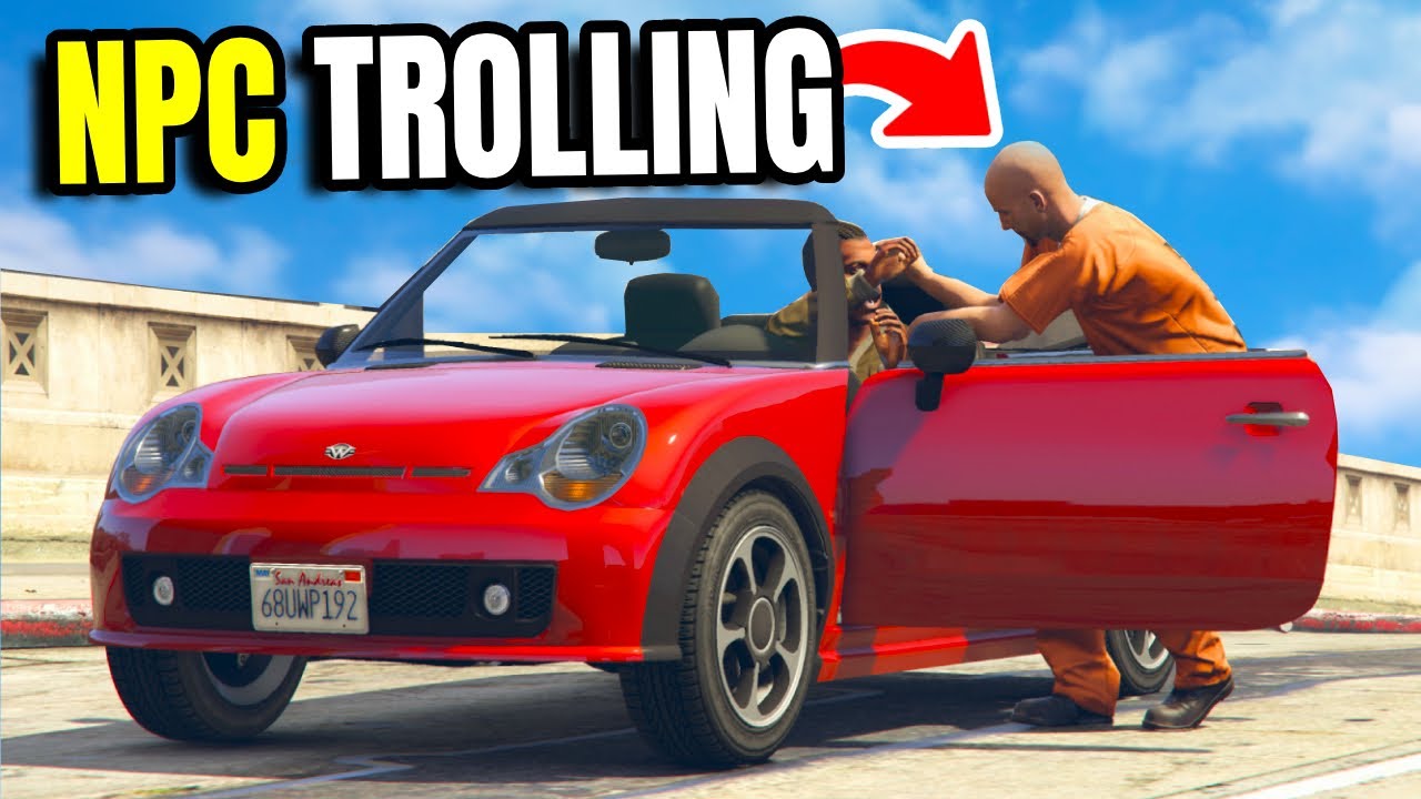 I Went Undercover as an NPC in GTA 5 RP! - YouTube