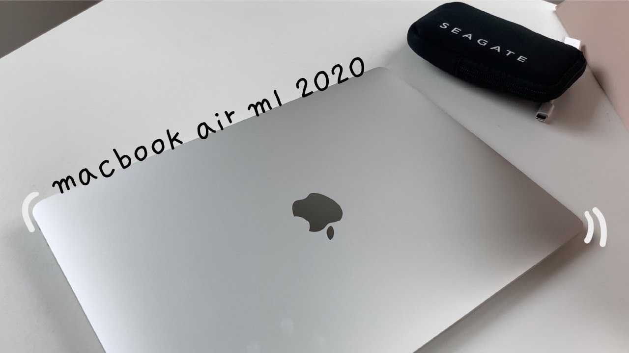 macbook air m1 silver unboxing📦💖 - YouTube