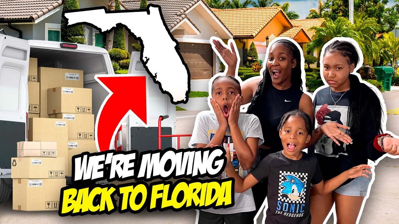 TELLING OUR KIDS WE'RE MOVING BACK TO FLORIDA! - YouTube