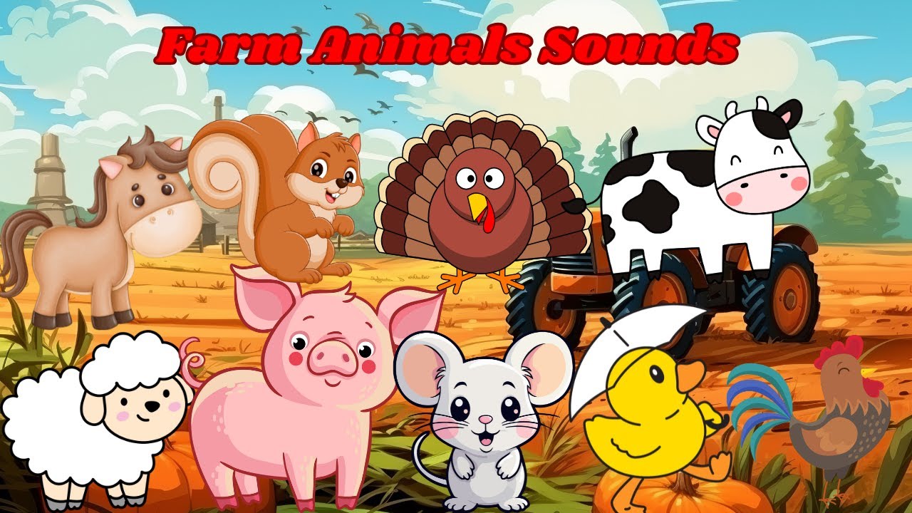 Farm Animals Sounds Song M0316 | Nursery Rhymes For Kids | @Melofun ...