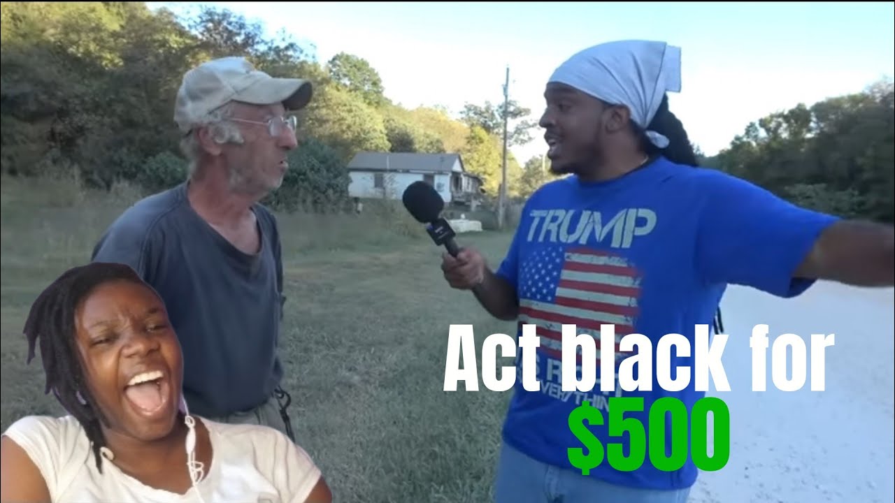 Kay Reacts To Poudi~Asking Strangers To Act Black For $500 - YouTube