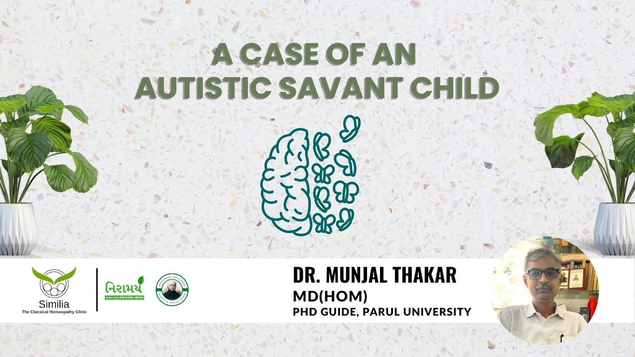 Case study of an autistic savant child | Prof Dr Munjal Thakar - YouTube