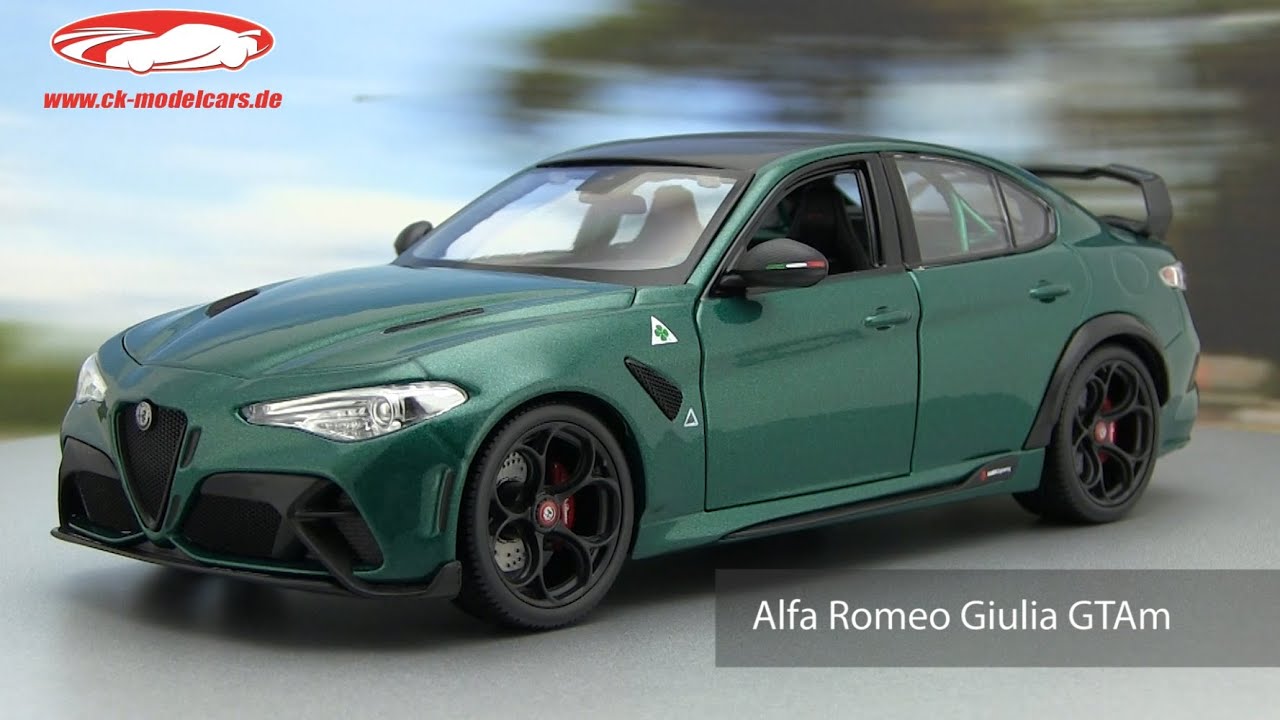 ck-modelcars-video: Alfa Romeo Giulia GTAm Baujahr 2020 montreal grün ...