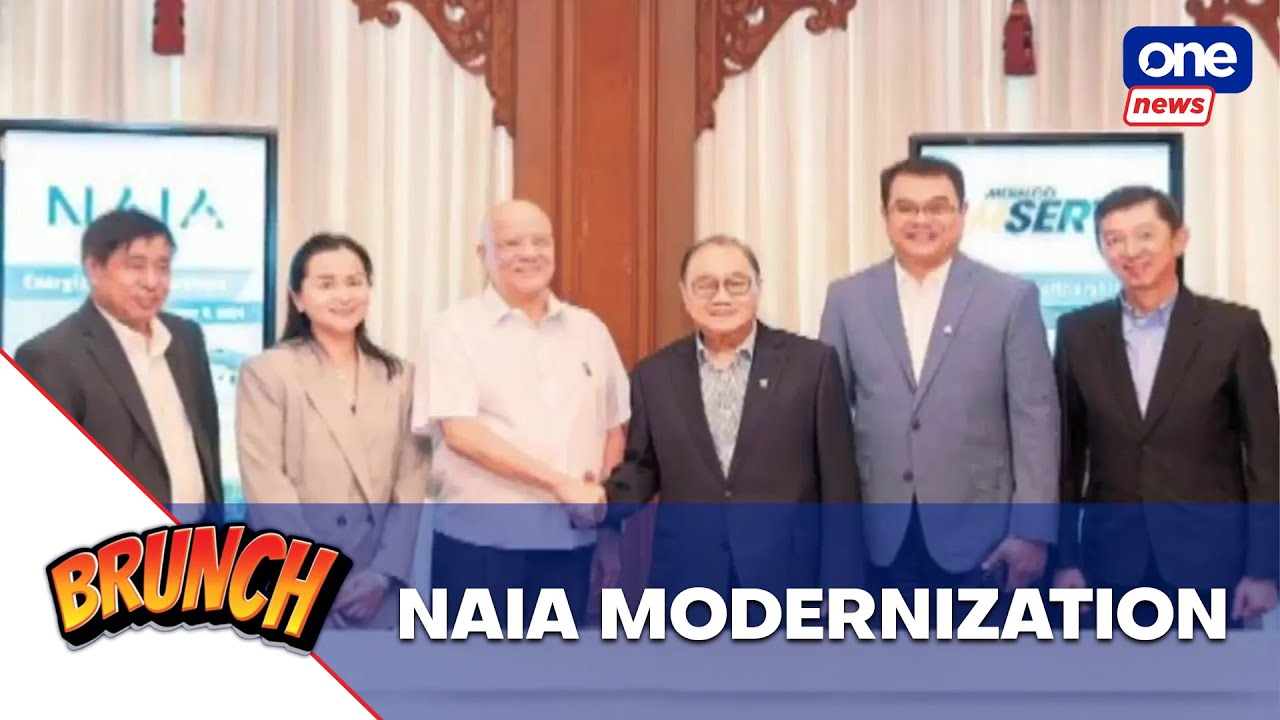 Brunch | NNIC, Meralco partner to power NAIA modernization - YouTube