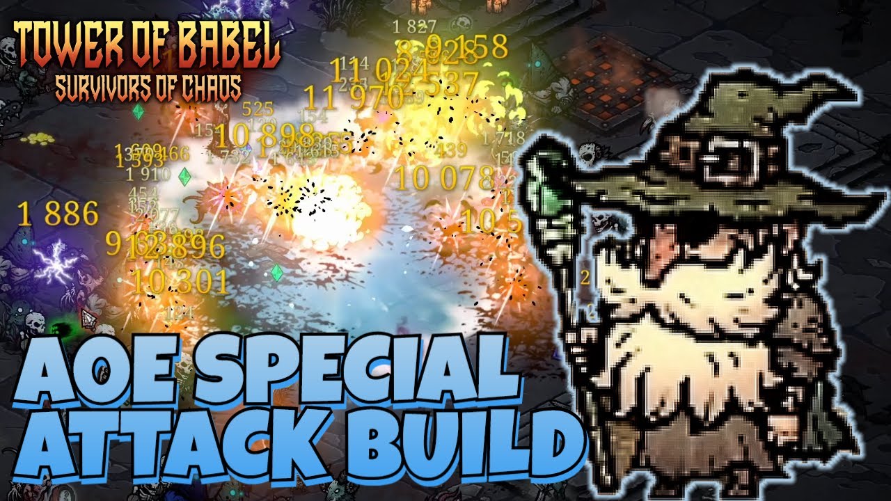 This AOE Wizard Build Is INCREDIBLE | Tower Of Babel: Survivors of ...