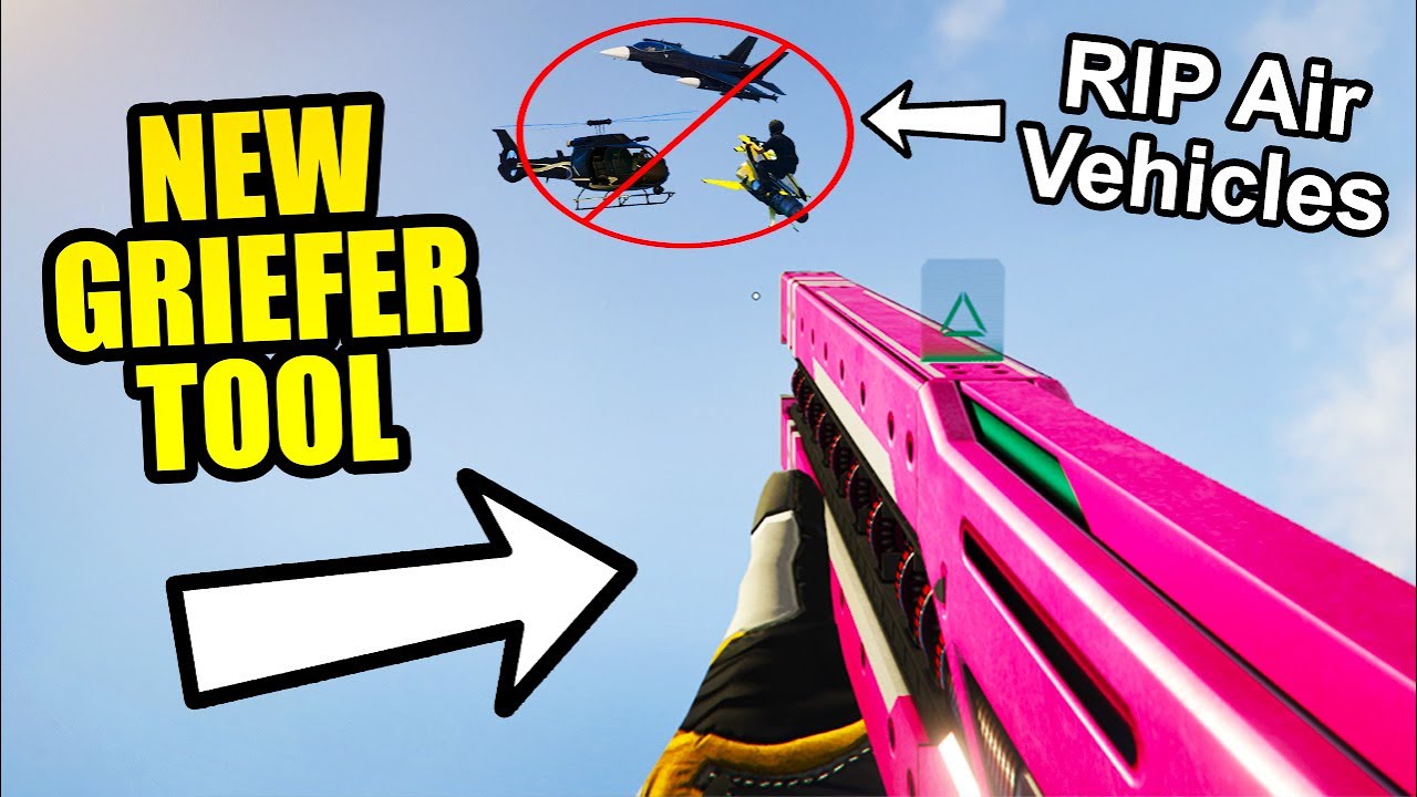 The NEW GRIEFER TOOL in GTA Online? (Railgun vs Explosive Sniper) - YouTube
