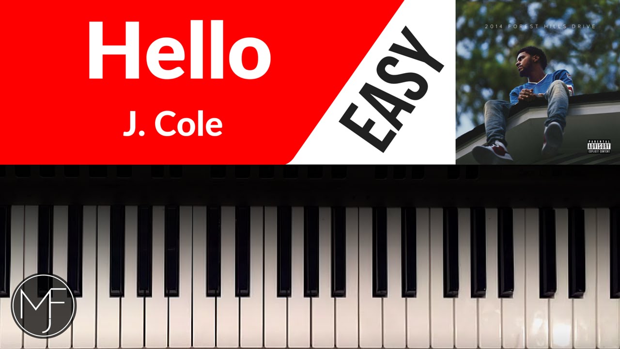 "Hello" - J. Cole Piano Tutorial - YouTube