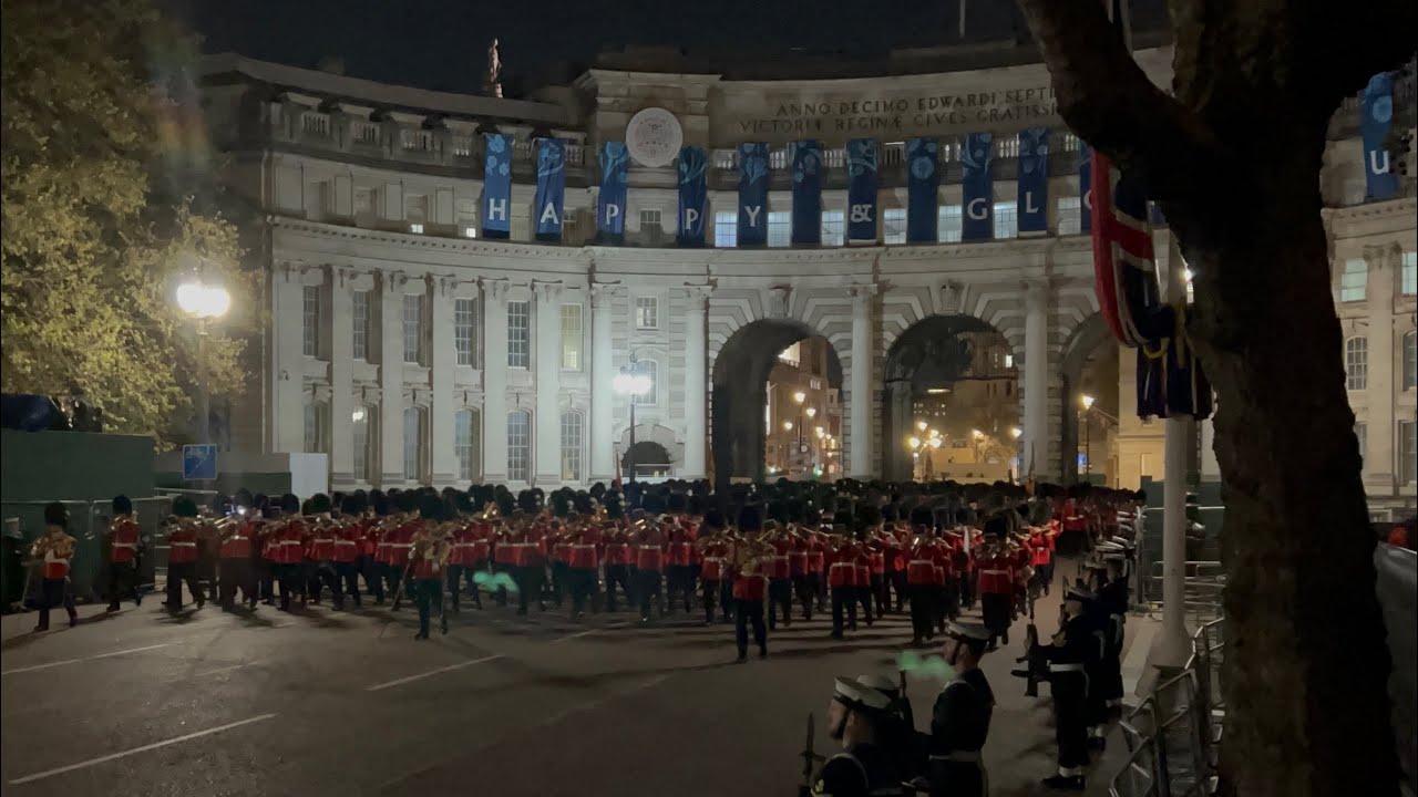Entire King Charles III Coronation Procession Night Rehearsal (FULL ...