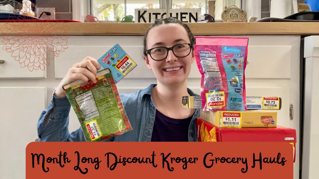 Month of Kroger Clearance Grocery Hauls | Some of my Best Deals Yet ...
