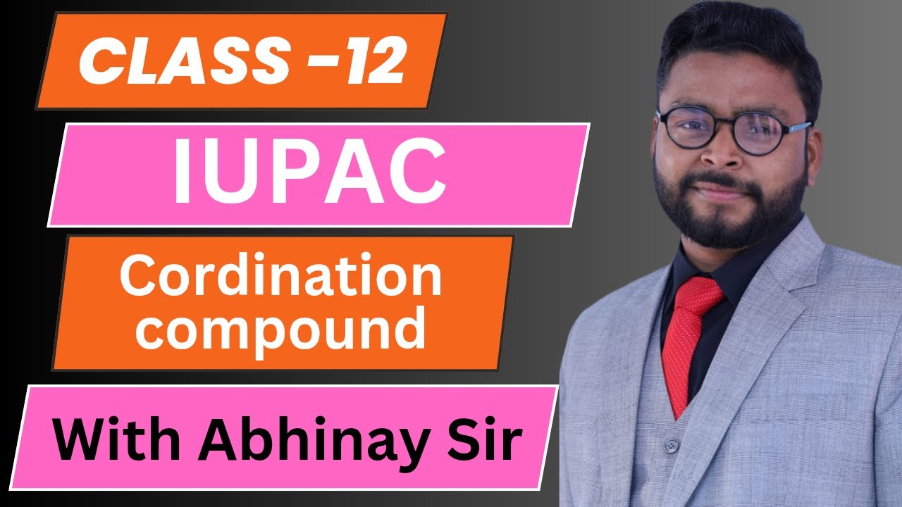 IUPAC NAME || PYQ || Coordination Compound || With Abhinay Sir - YouTube