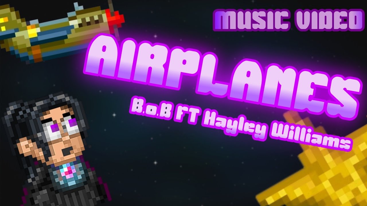 Pixel Worlds Music Video | Airplanes - B.o.B (ft Hayley Williams of ...
