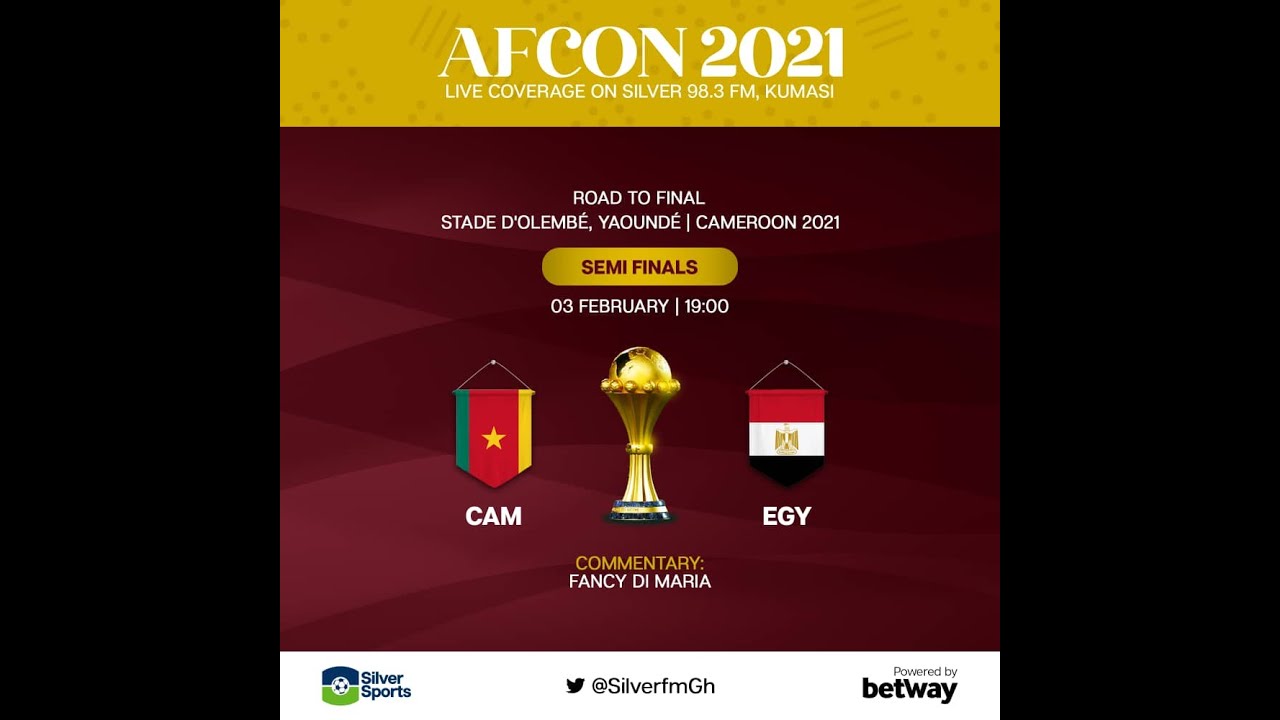 LIVE: AFCON 2021 - Cameroon Vs Egypt - YouTube