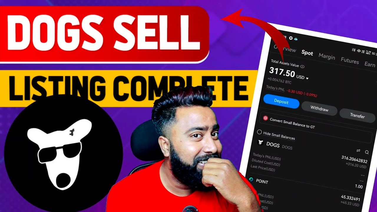 SELL DOGS 🤑 DOGS AIRDROP WITHDRAWAL & LISTING 🔥? DOGS TELEGRAM AIRDROP ...