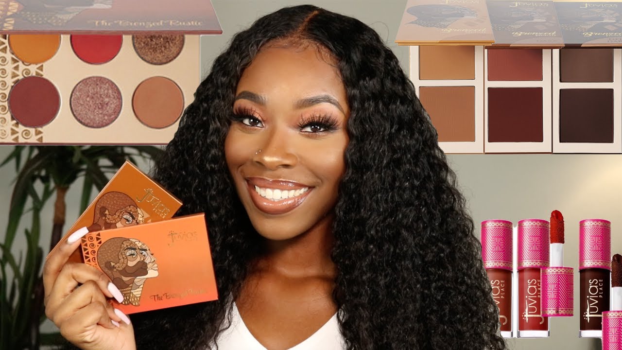 FULL FACE USING JUVIA'S PLACE BRONZED COLLECTION | DEMO + REVIEW ...