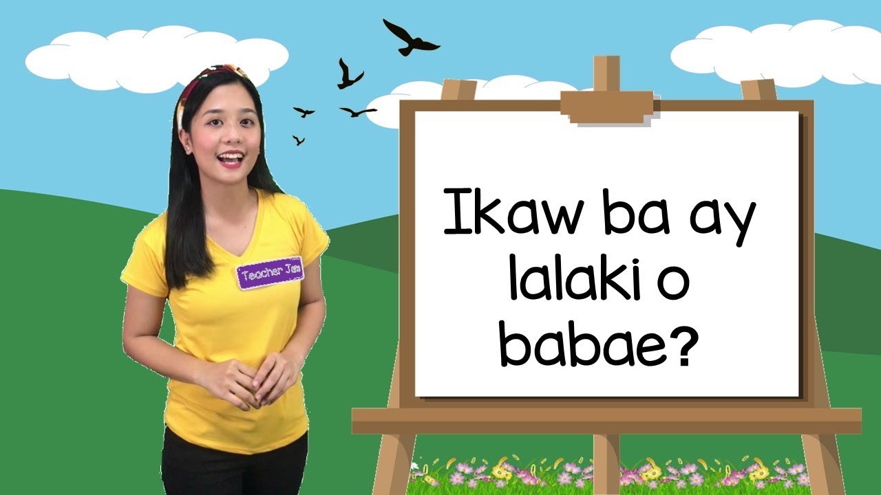 Kinder Lesson: Ako ay May Kasarian - YouTube