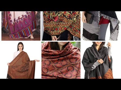 latest winter shawl collection 2020,new trendy winter shawl design2020 ...