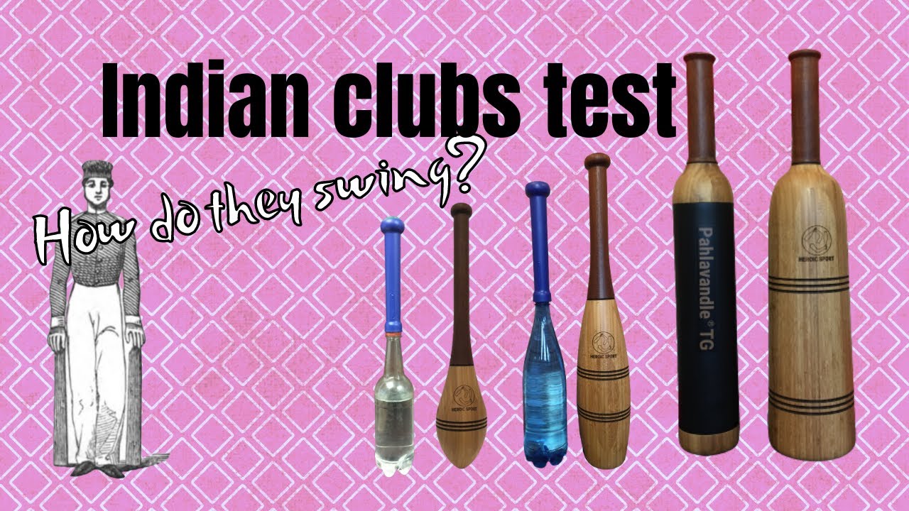 Indian clubs test | Adjustable clubs versus solid wood | View before ...
