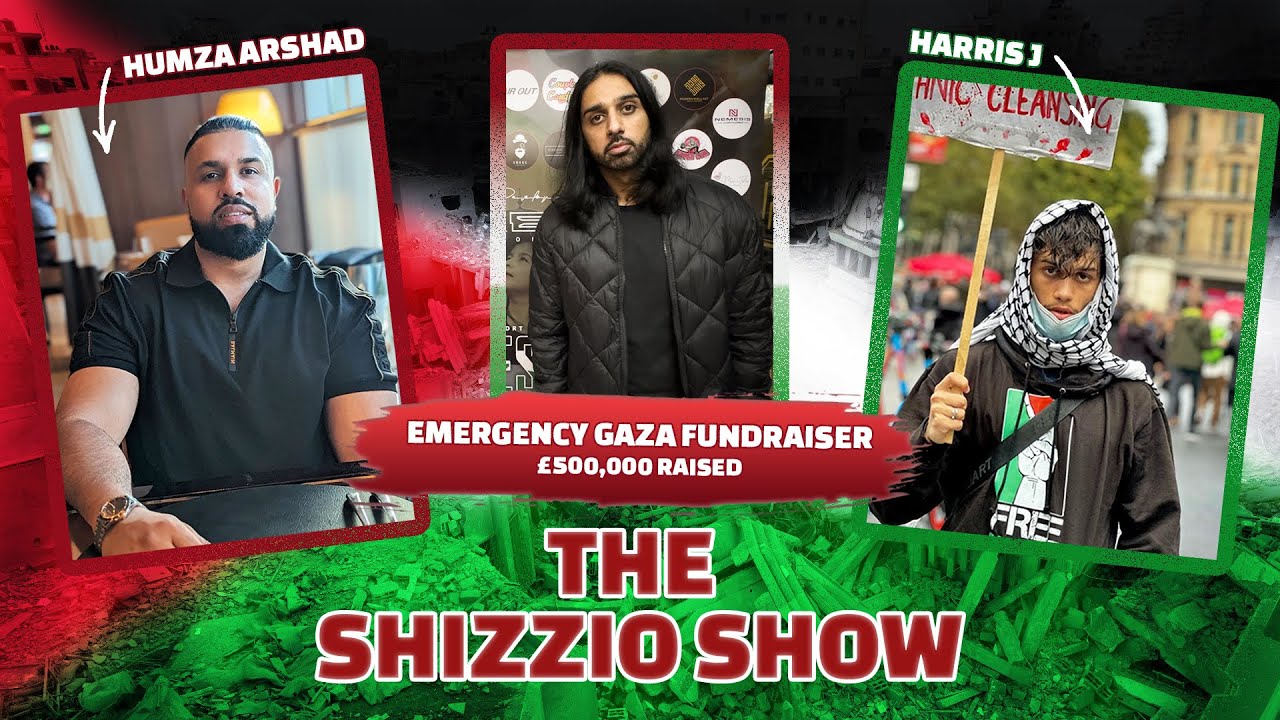Humza Arshad & Harris J! £500’000+ raised at Kream Palestine fund ...