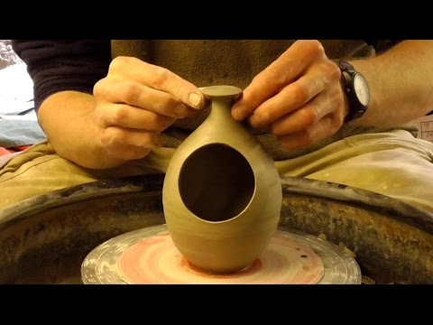 Throwing / Making a Simple Pottery Salt Pot on the Wheel. - YouTube