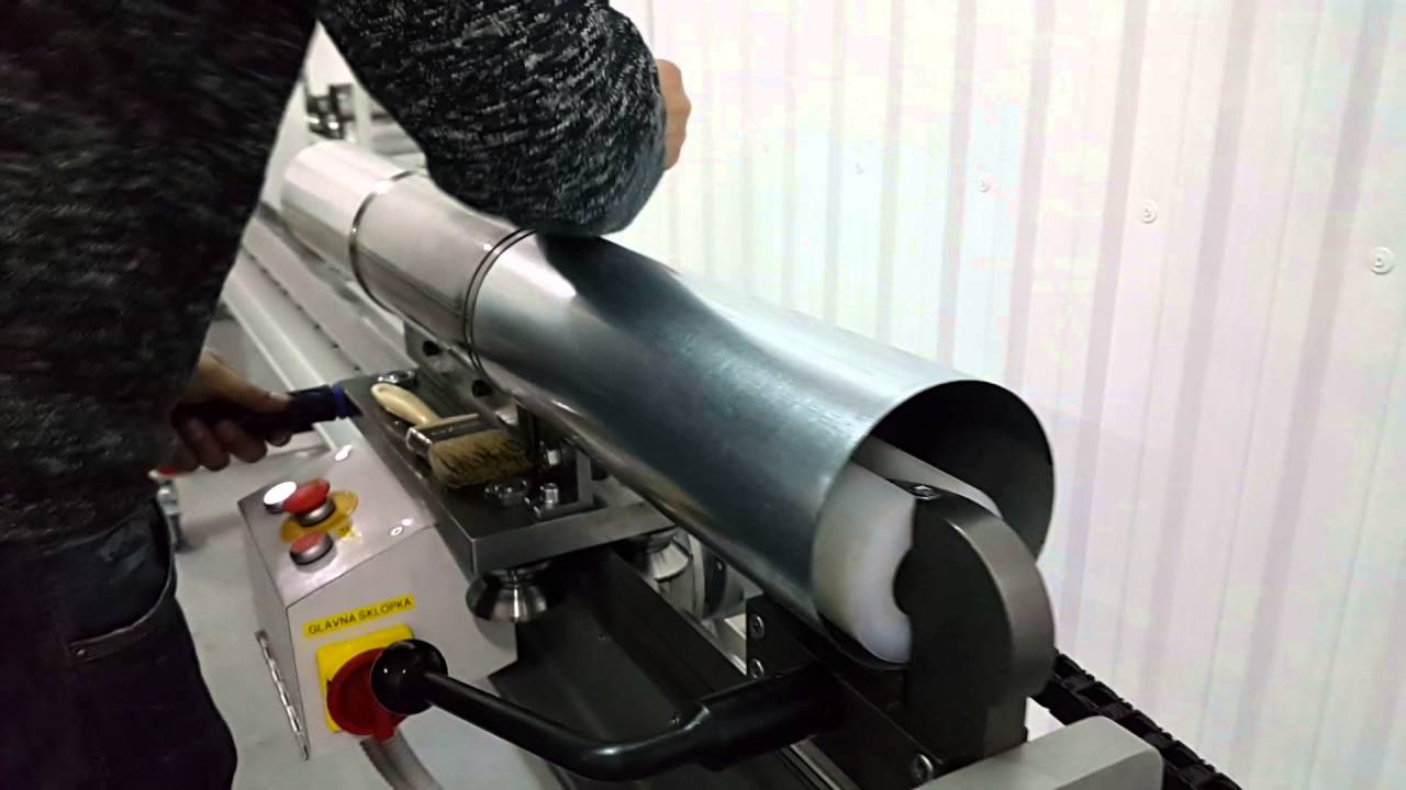 Lima machinery pipe making 4 meter machine SUS-4-M - YouTube