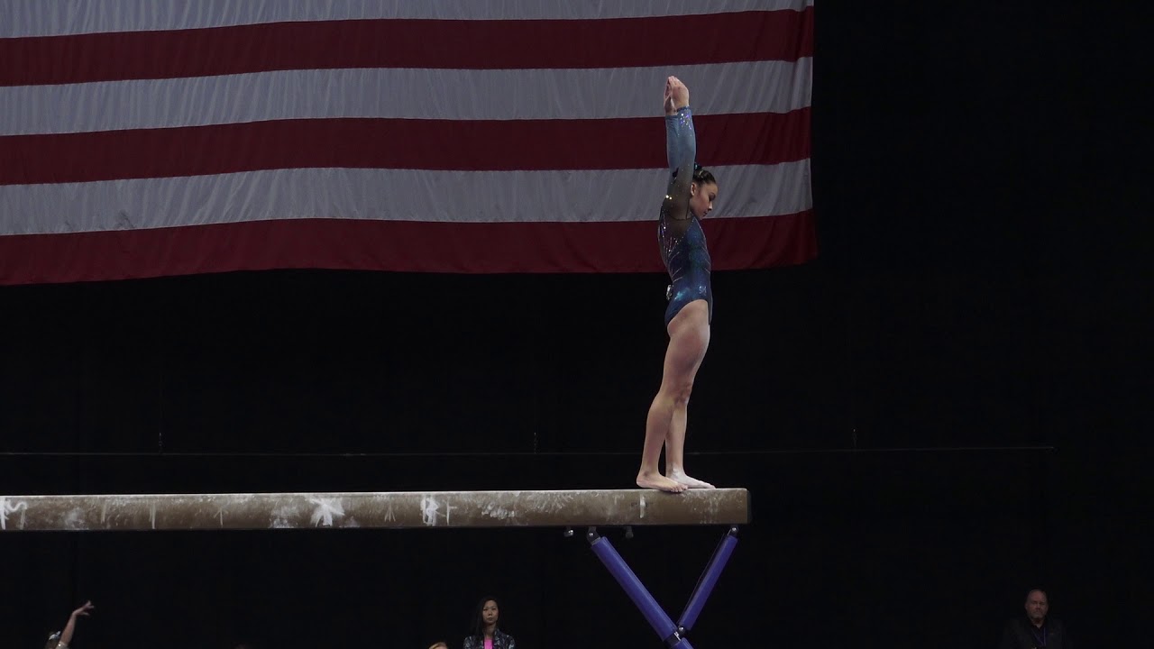 Ciena Alipio - Balance Beam – 2018 U.S. Gymnastics Championships ...