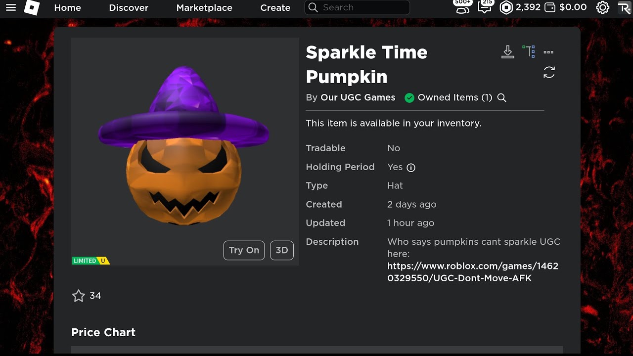 Sniping Sparkle Time Pumpkin!!!!!!! In game free ugc - YouTube