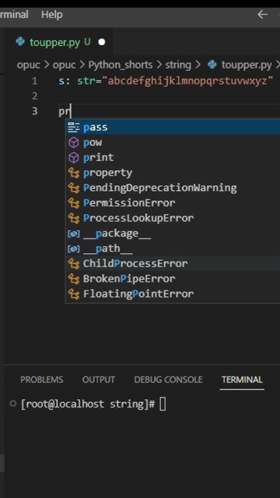 Change string to upper case - YouTube