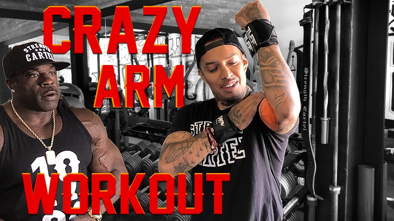 100 REP ARM WORK OUT | KALI MUSCLE'S COBRA | STRENGTH CARTEL - YouTube