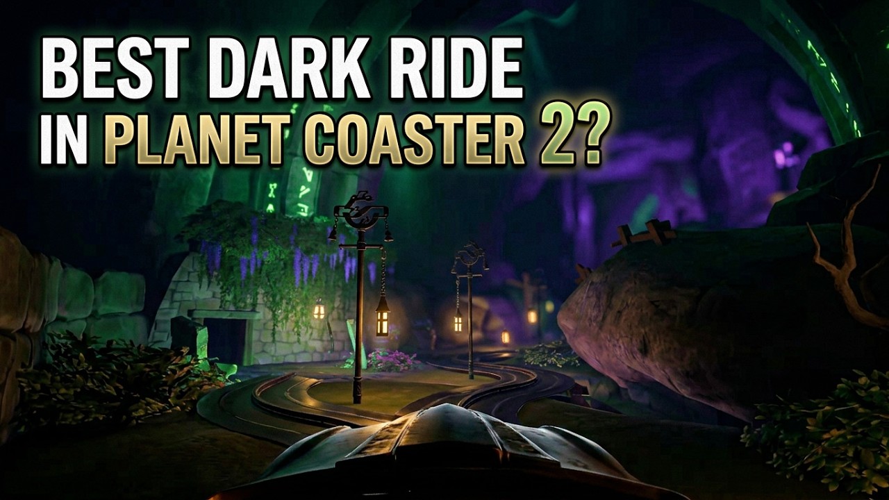 Blueprint Dark Ride in Planet Coaster 2 - YouTube