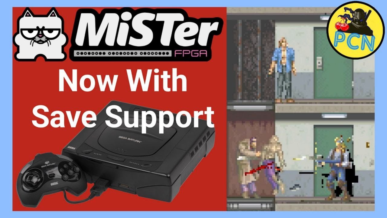 Sega Saturn - MiSTer FPGA - Now with SAVE SUPPORT - YouTube